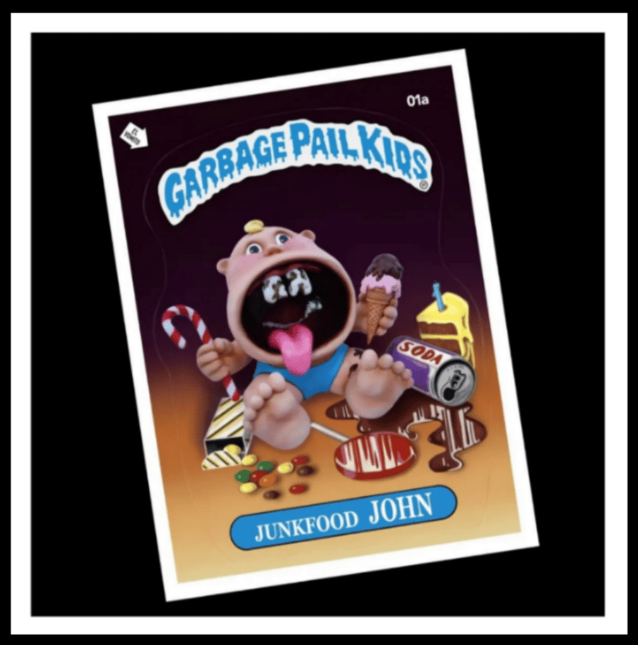 Garbage Pail Kids Junkfood John | el Vomito
