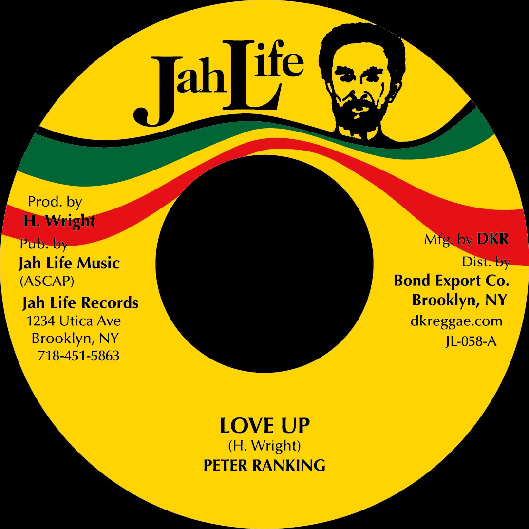 Peter Ranking - Love Up 7" (Jah Life) | DKR