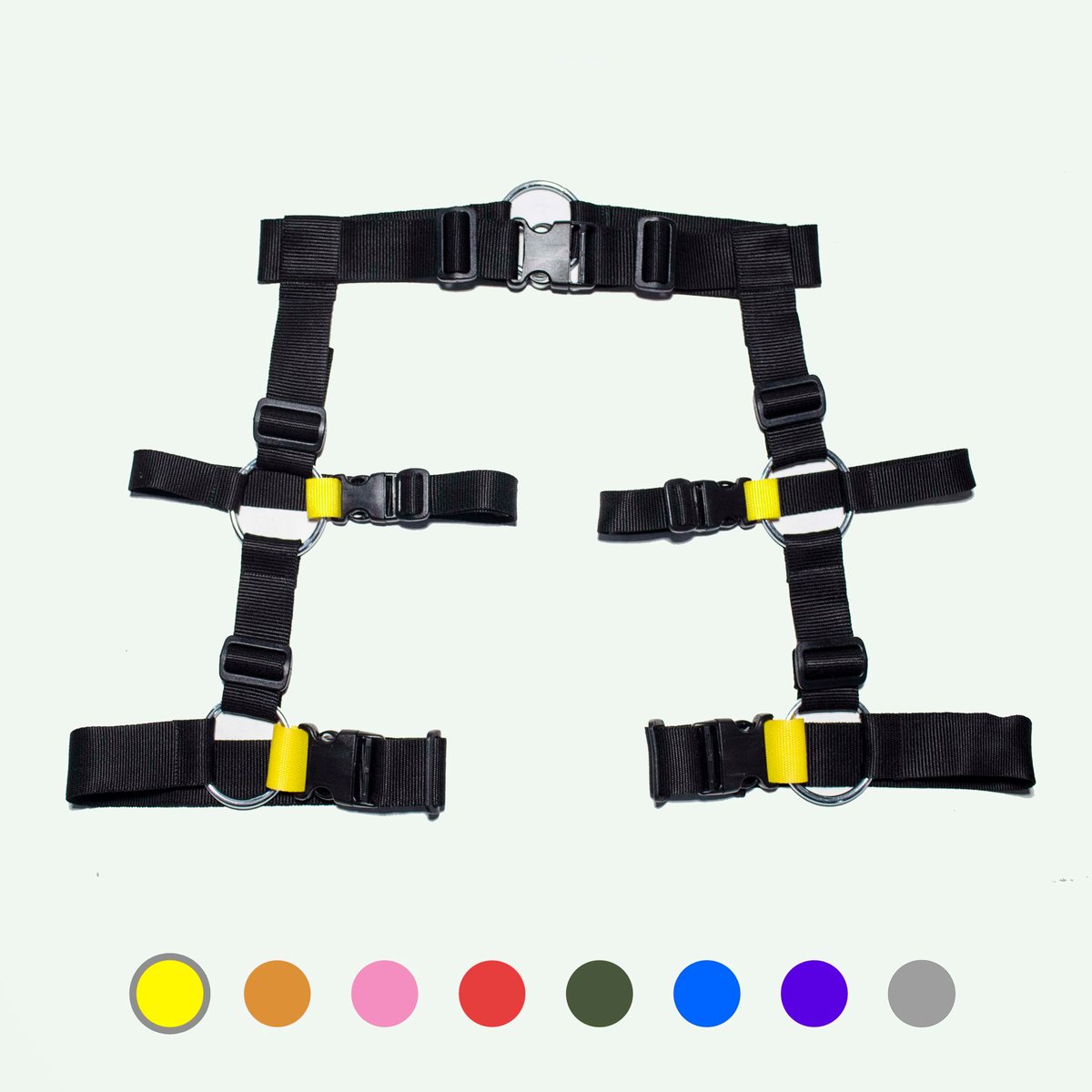 CUSTOM LEG HARNESS V.2 - BLACK + ALL COLORS | ALBINOHECTOR
