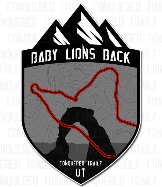 Baby Lions Back Trail Badge / Conquered Trailz