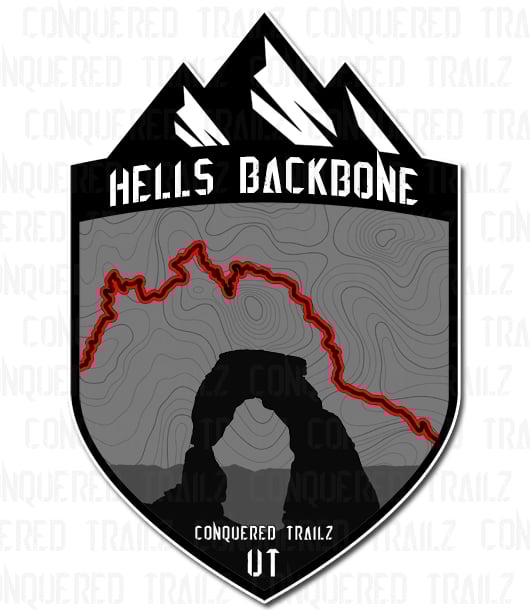 Hells Backbone Trail Badge / Conquered Trailz