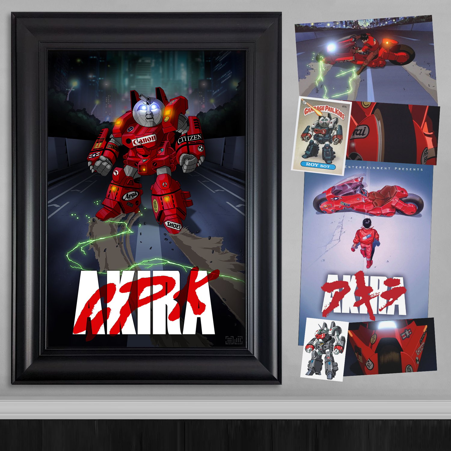 Akira GPK Mashup Art Print | RE5OURCE