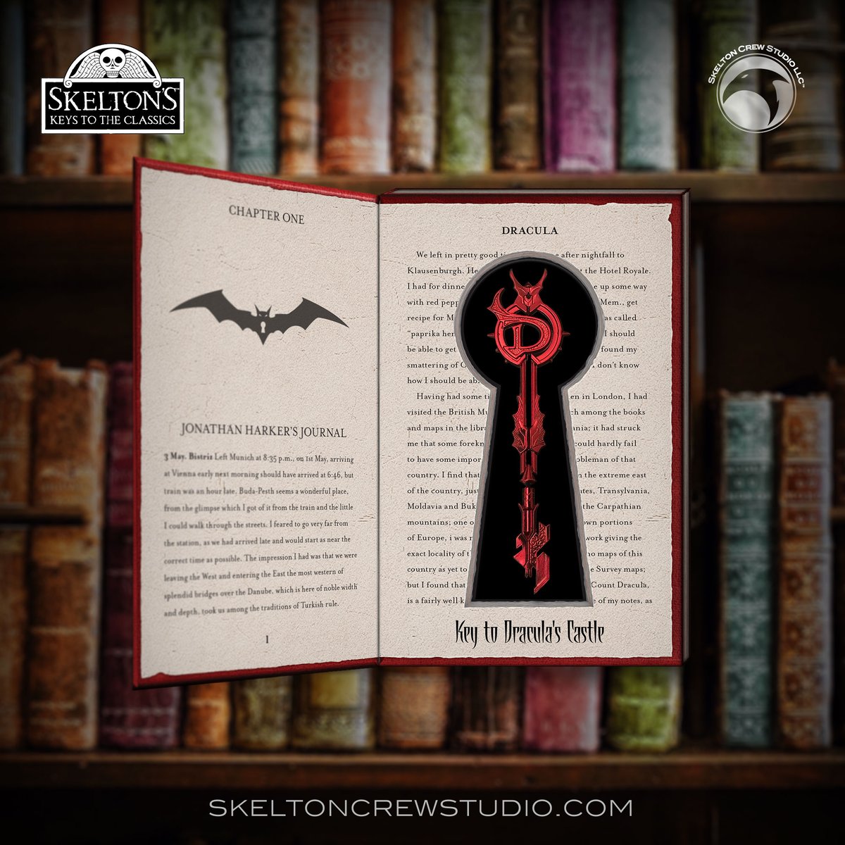 Skelton's Keys to the Classics: Key to Dracula's Castle from Bram ...