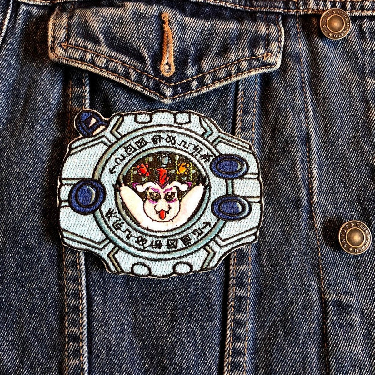 4 inch wide iron on - Digimon Embroidery Patch - Gomamon Patch | HazelGeek