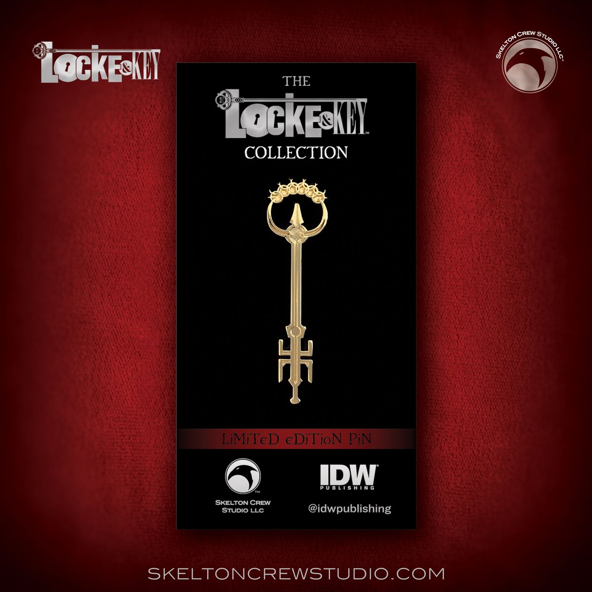 Locke & Key: Anywhere Key Pin! | Skelton Crew Studio