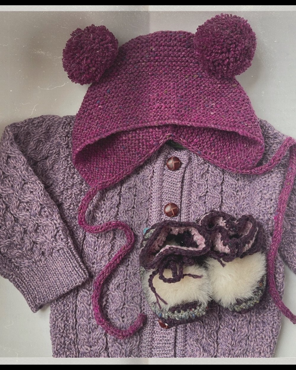 Teddy Bonnet - Hand-knit in Ireland | Bramble Green Knitwear