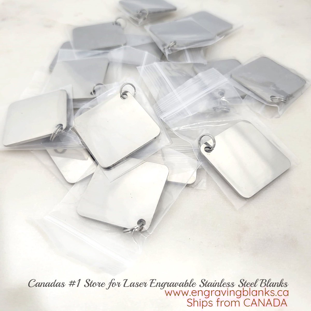 Square Blanks | Laser engraving blanks Canada
