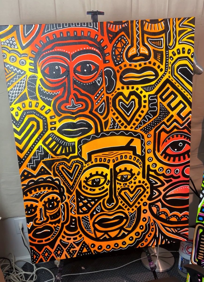 Faces 3 - Canvas Print | DOOGA ART LLC