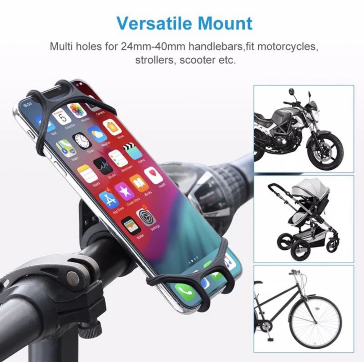 New Universal 360 Adjustable Mobile Phone Handle Mount Holders ...