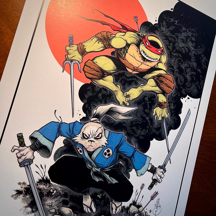 Turtle and the Hare Print | The Art of Eric Talbot