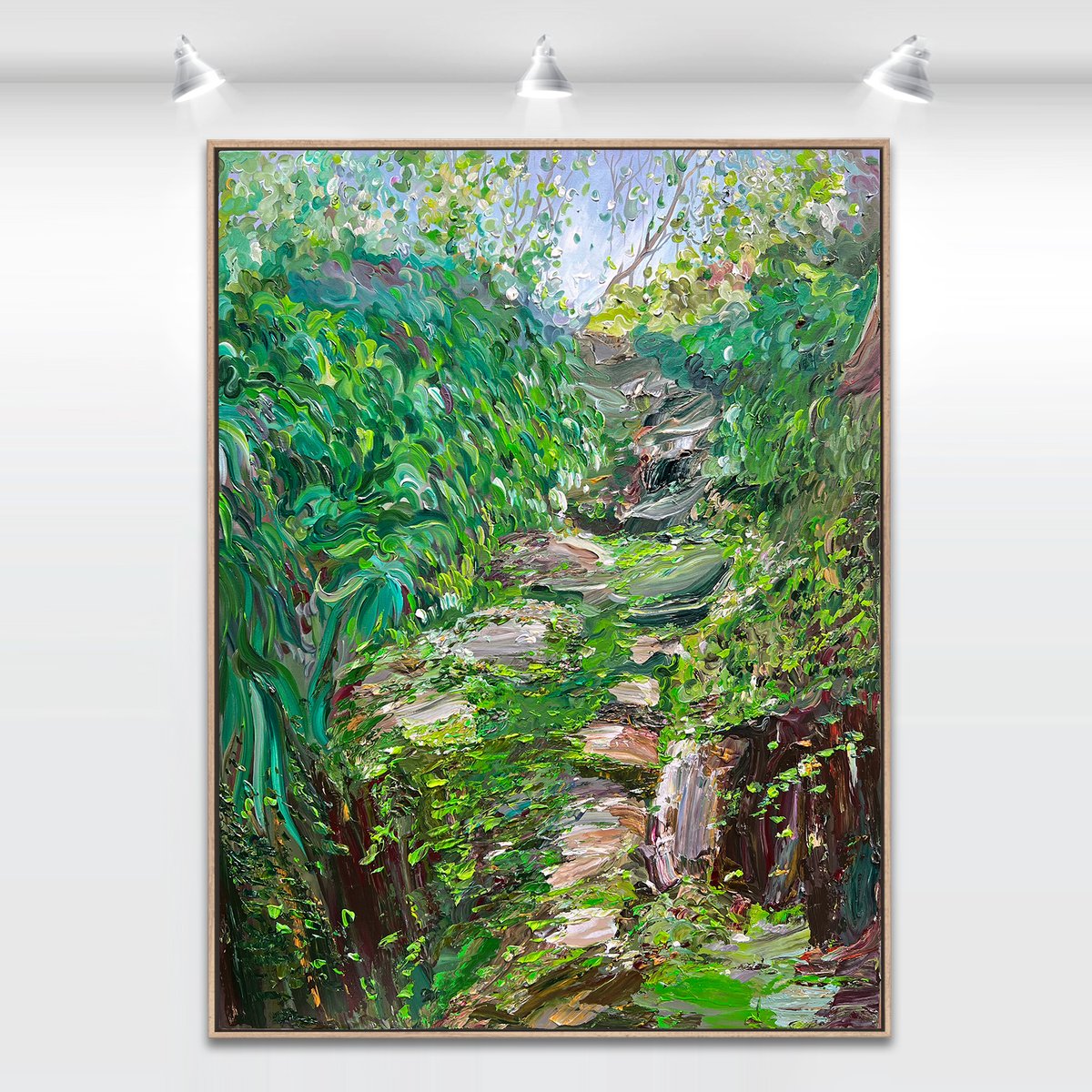 ‘A path for two’ - 90x120cm FRAMED | Tat Georgieva ONLINE GALLERY
