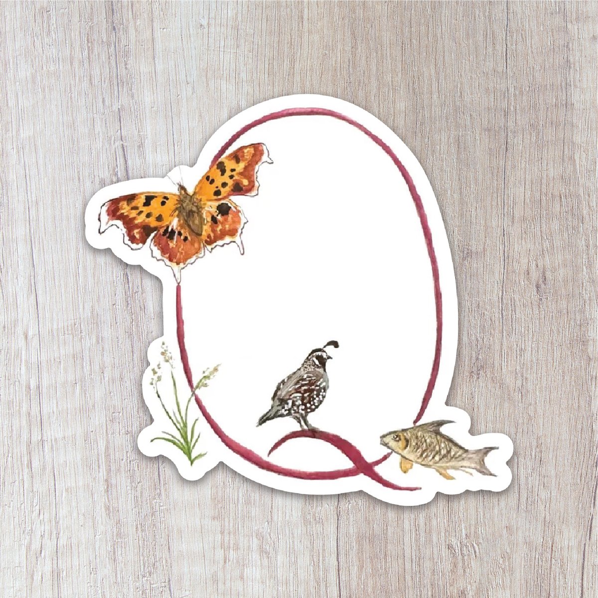 Letter Q Sticker | Brush & Bark