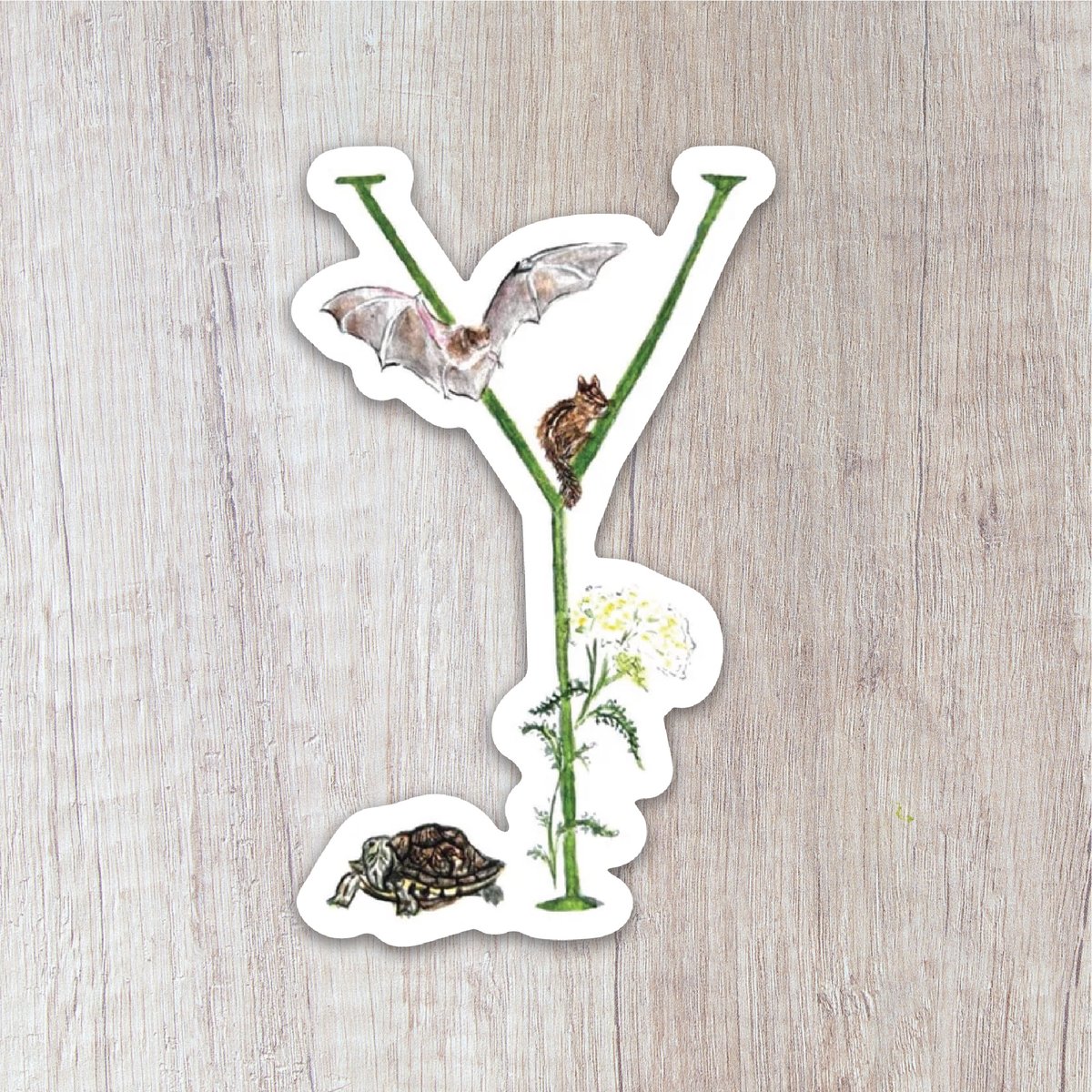 Letter Y Sticker | Brush & Bark