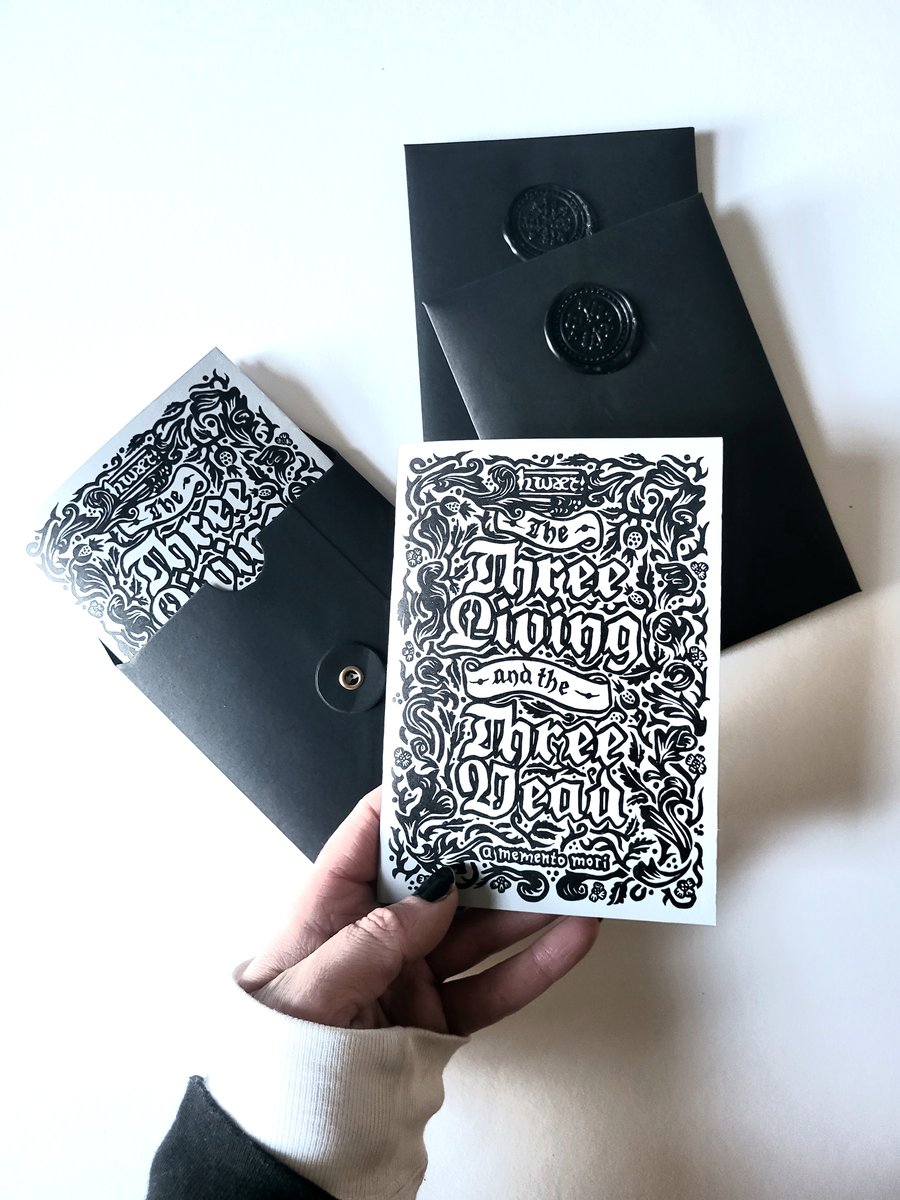 The Three Living and the Three Dead Pocket Zine | Hwaet!Zine