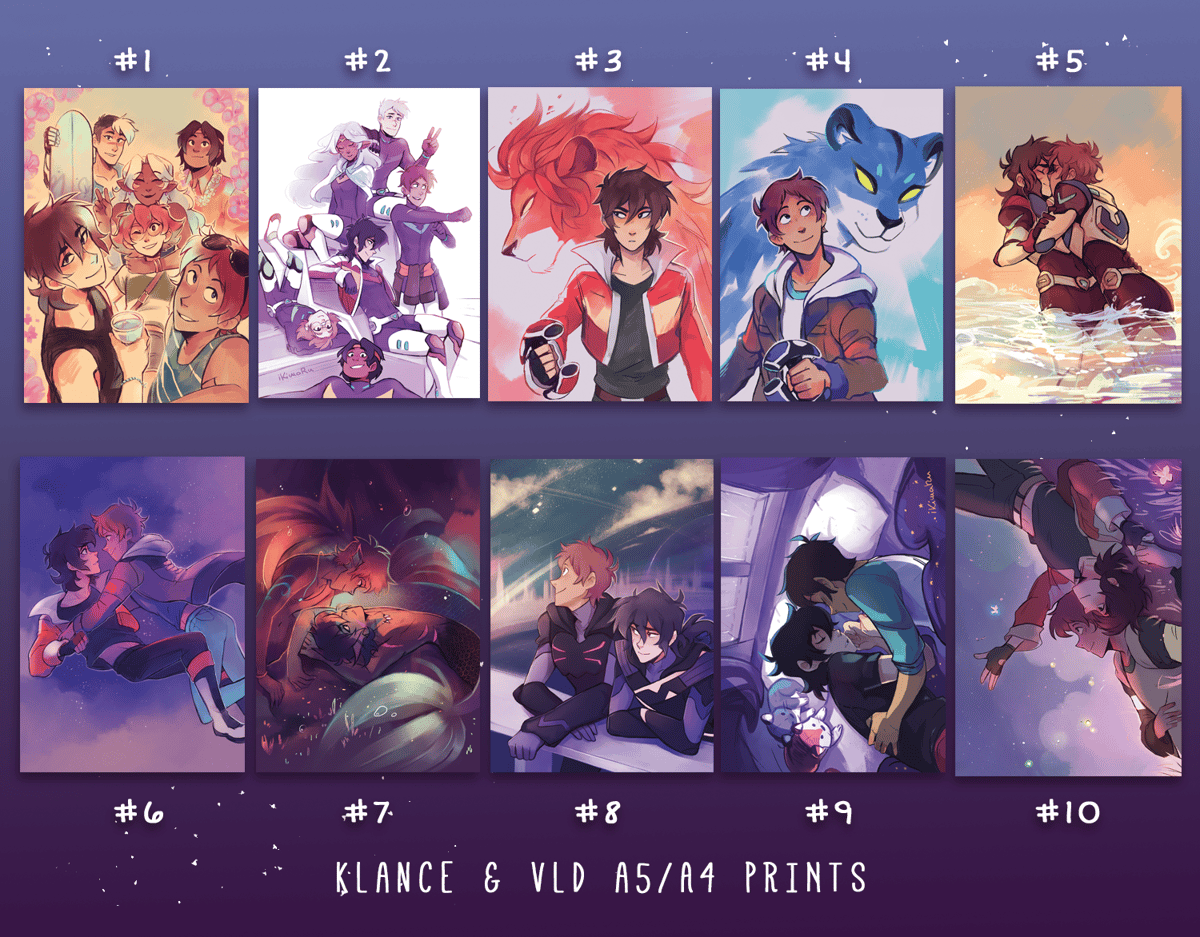 VLD and Klance | A4 prints | Sunny's shop