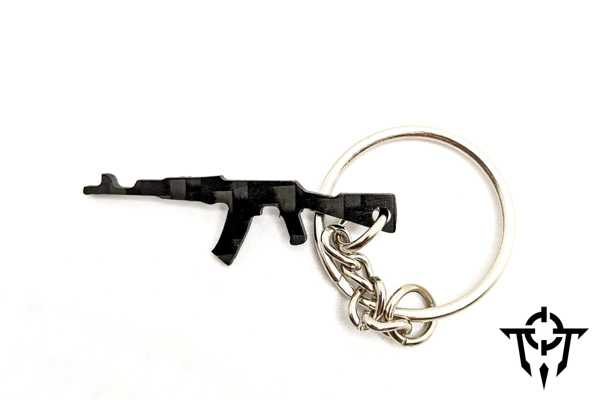 AK74 Carbon Fiber Keychain | Titan Tactical Designs