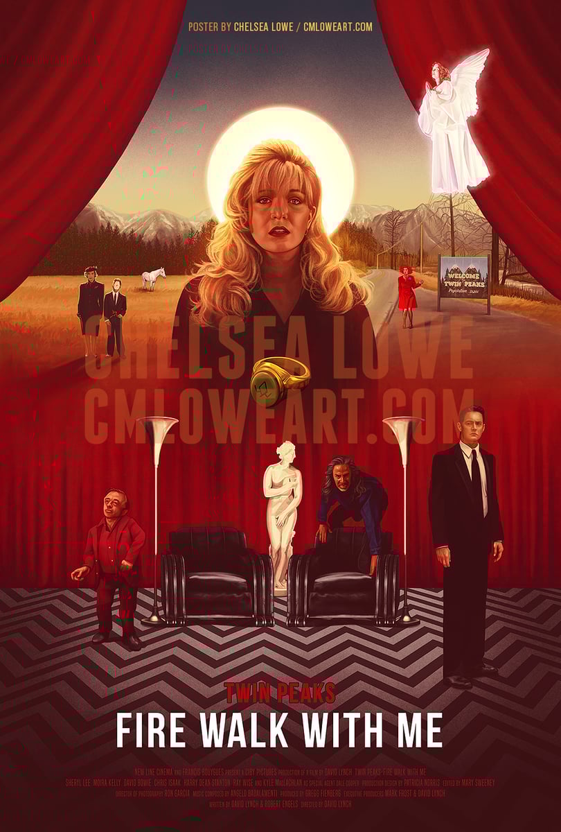 11x17 - Fire Walk With Me | Chelsea Lowe Illustration