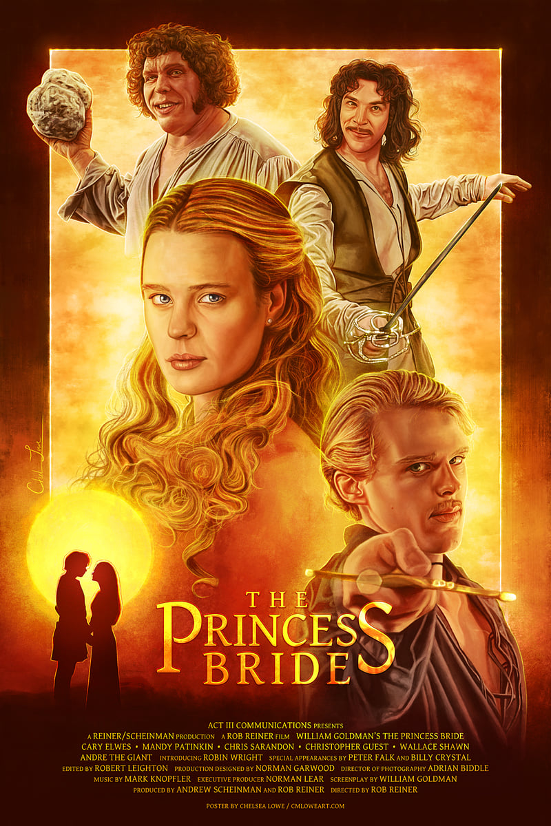 11x17 - The Princess Bride | Chelsea Lowe Illustration