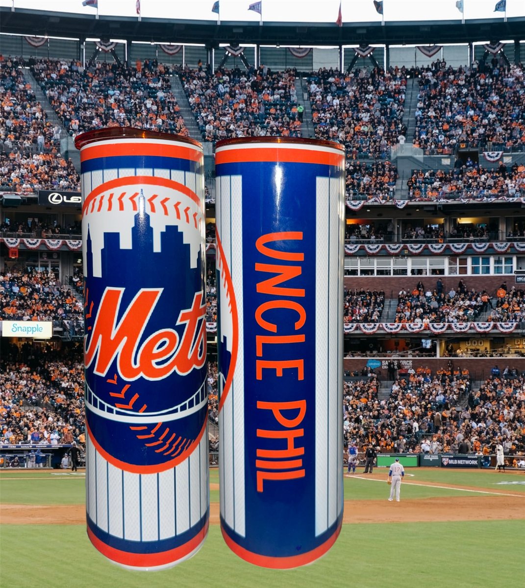 Mets logo tumbler | MVP Crafts