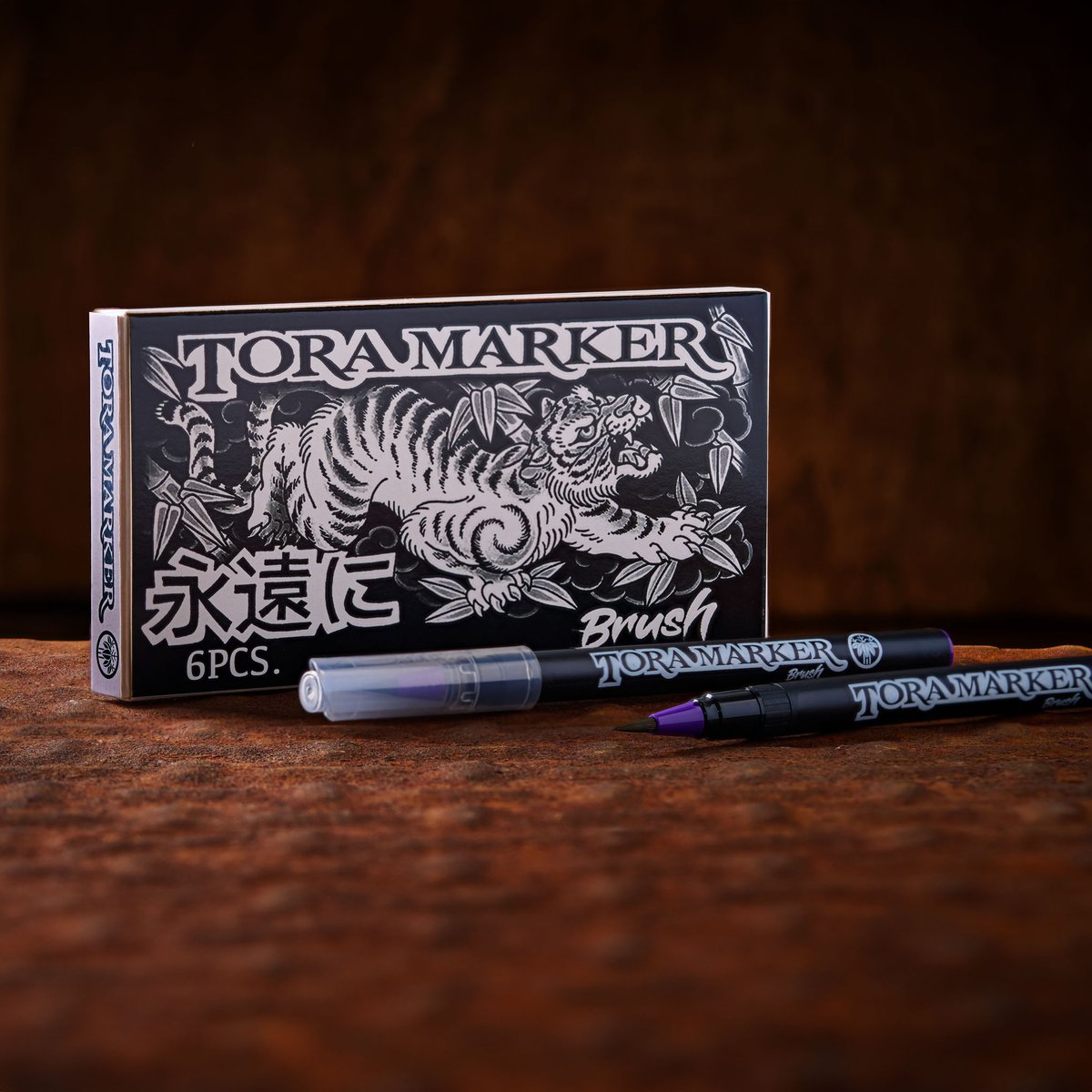 PACK TORA MARKER BRUSH RINDO VIOLET | TORA MARKER