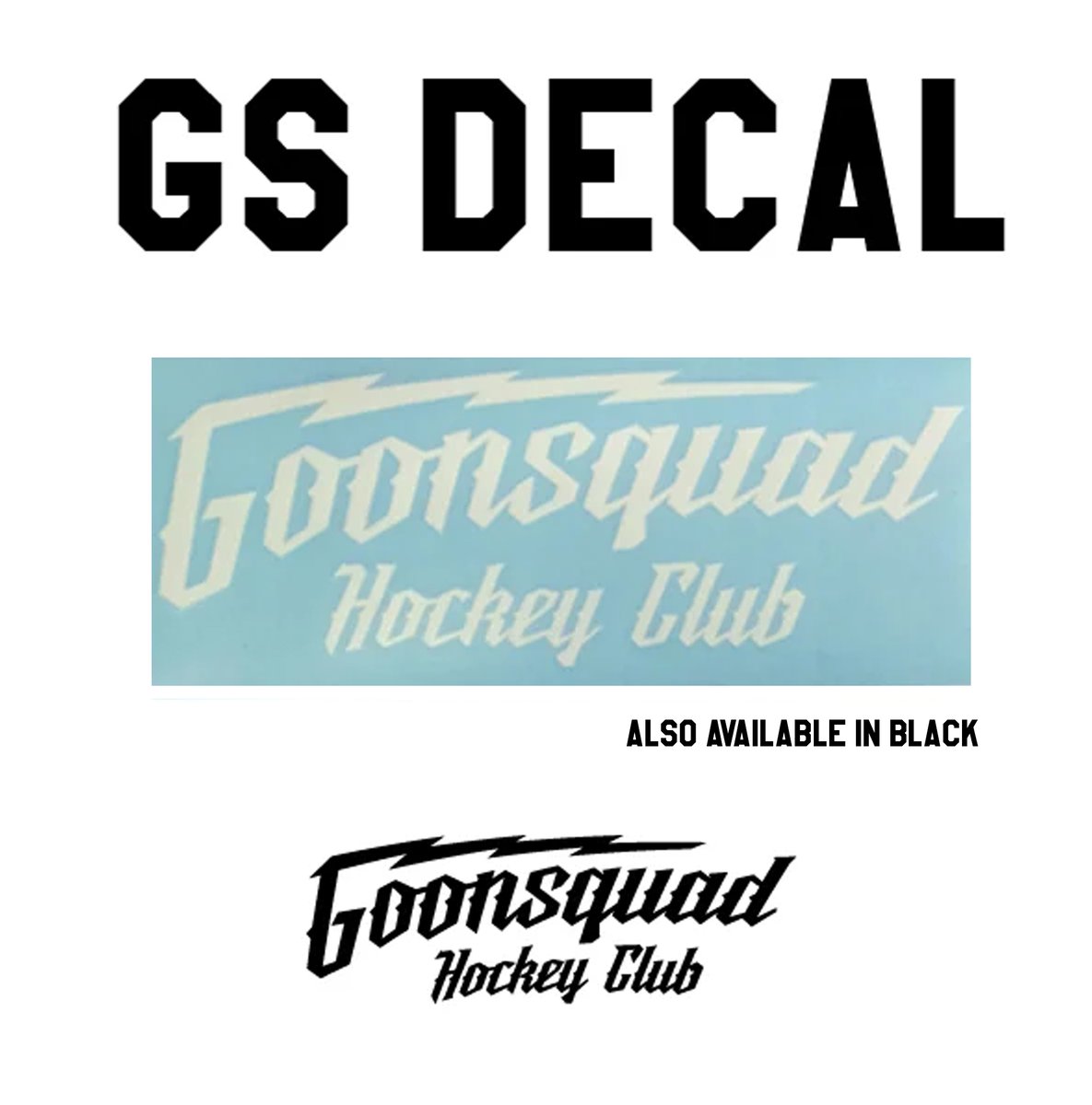 GS Decal | BRINGHOCKEYBACK