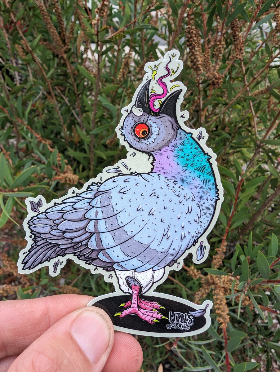 'Scavenger' sticker | hills.draws