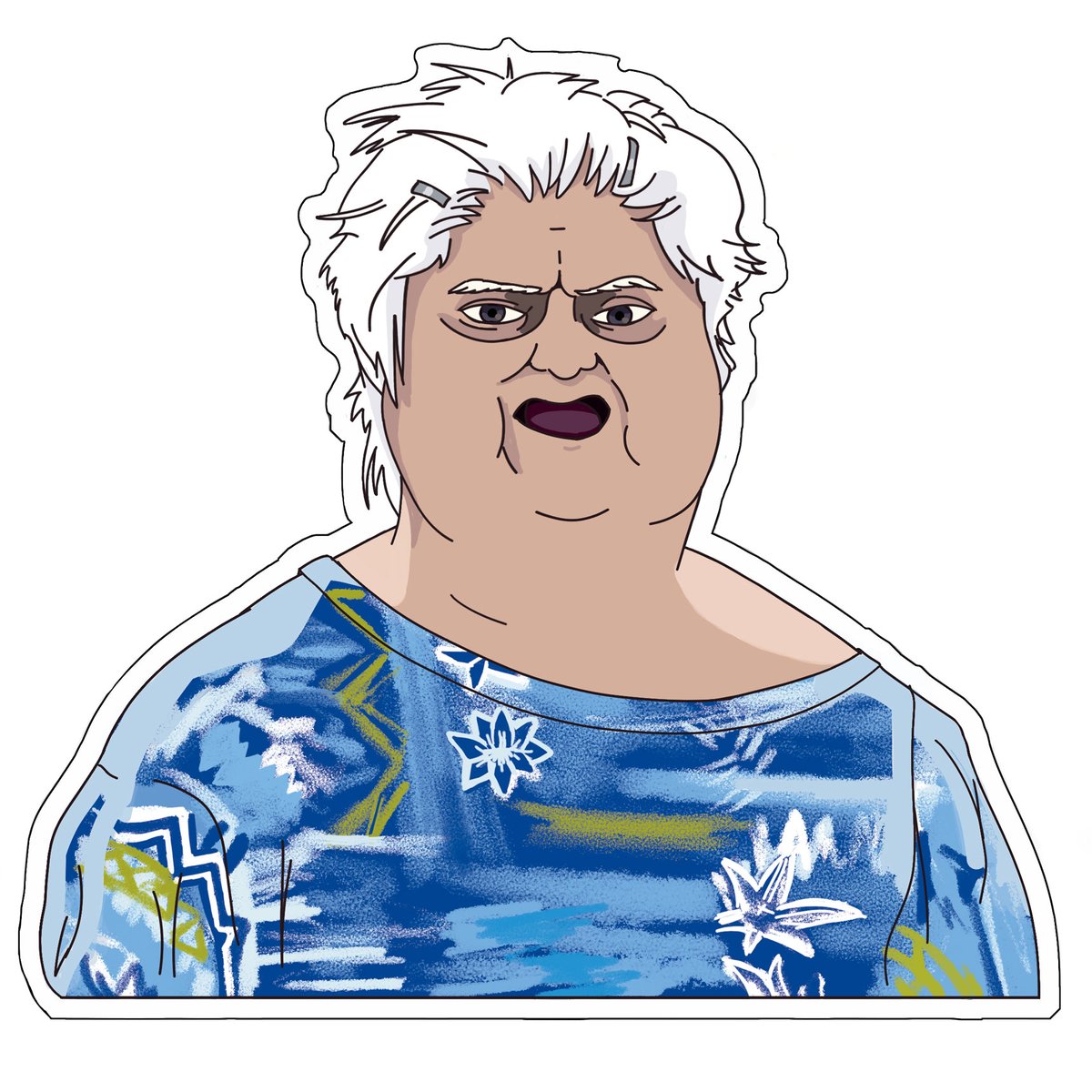 "Wat Lady" Meme Sticker | WAT Racing