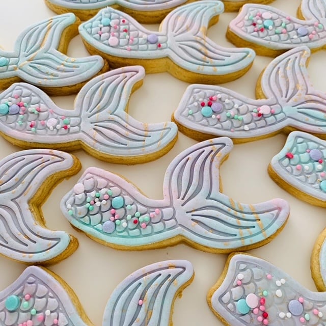 Mermaid Tail Cookies | Treats By Ash