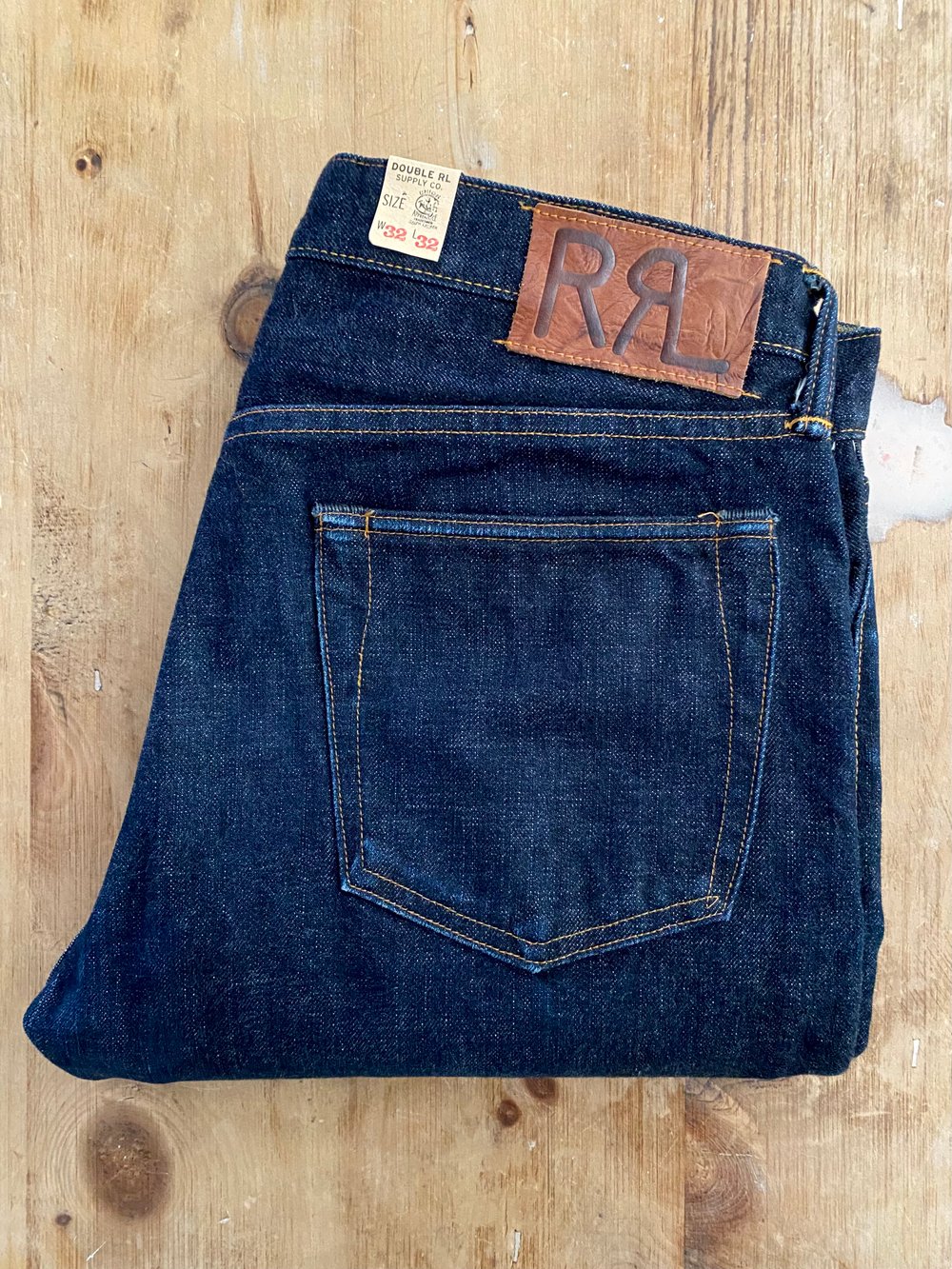 RRL SLIM-FIT EAST WEST RINSE JEANS | Giurz Bazaar