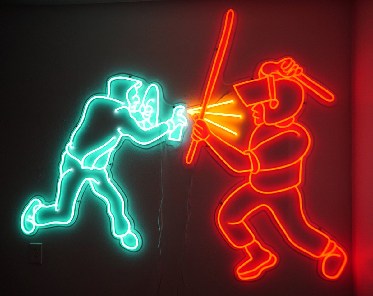 Riot Dance: LED Edition | Garage.Ganzeer