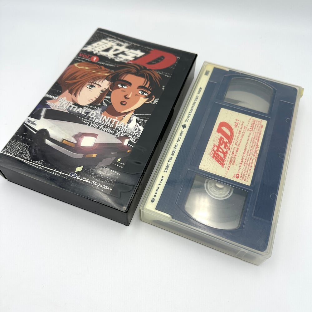 VHS | Initial D - First Stage Vol.1 | Act 1 - Act 12 | Kaizō Supply Co.