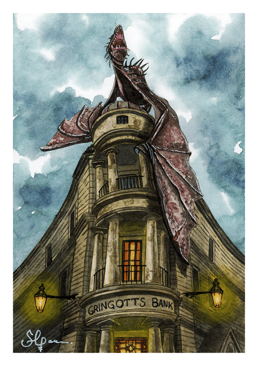Print Gringotts dragon | Bellum Artix