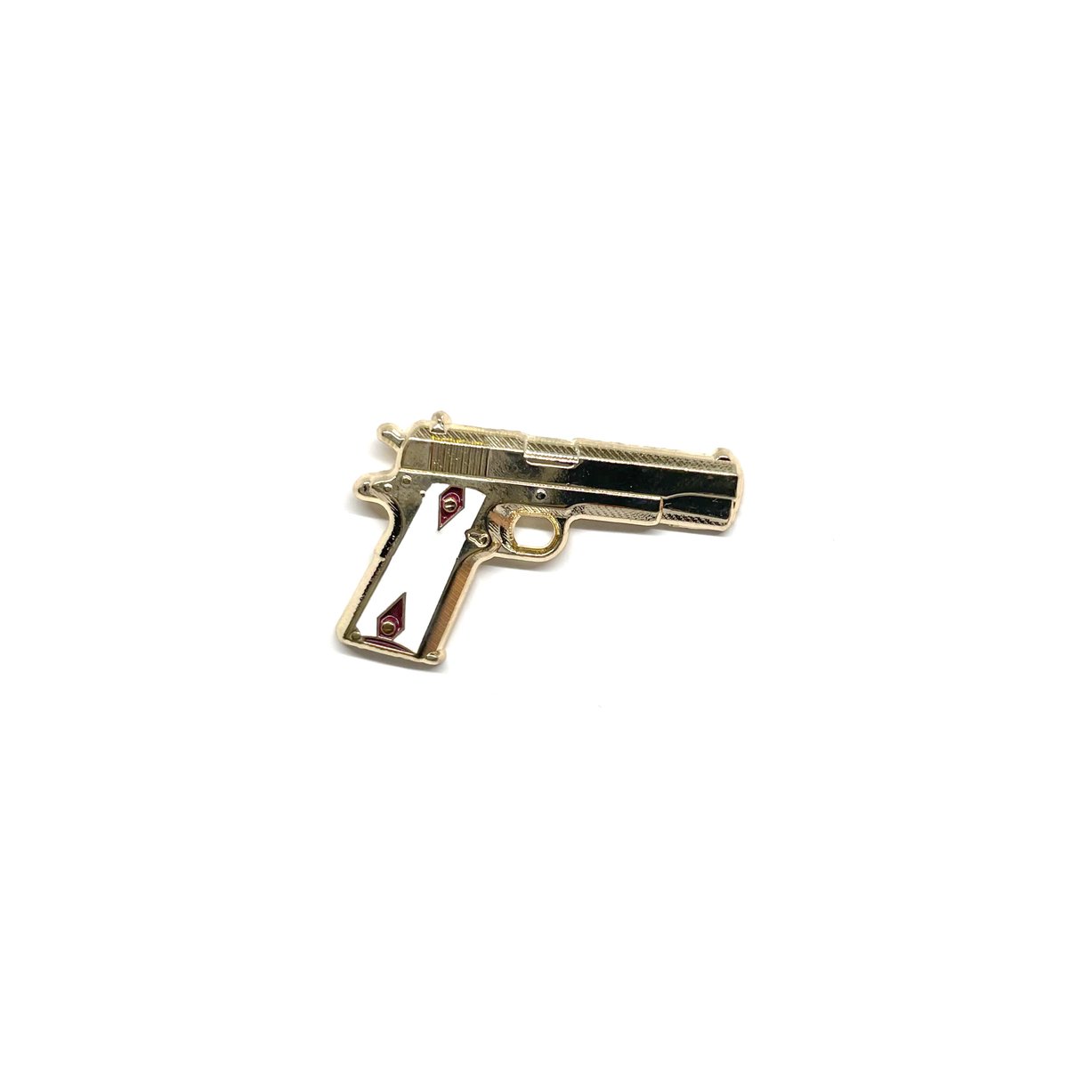 Gold .38 Super pin | Other World Custom Pins
