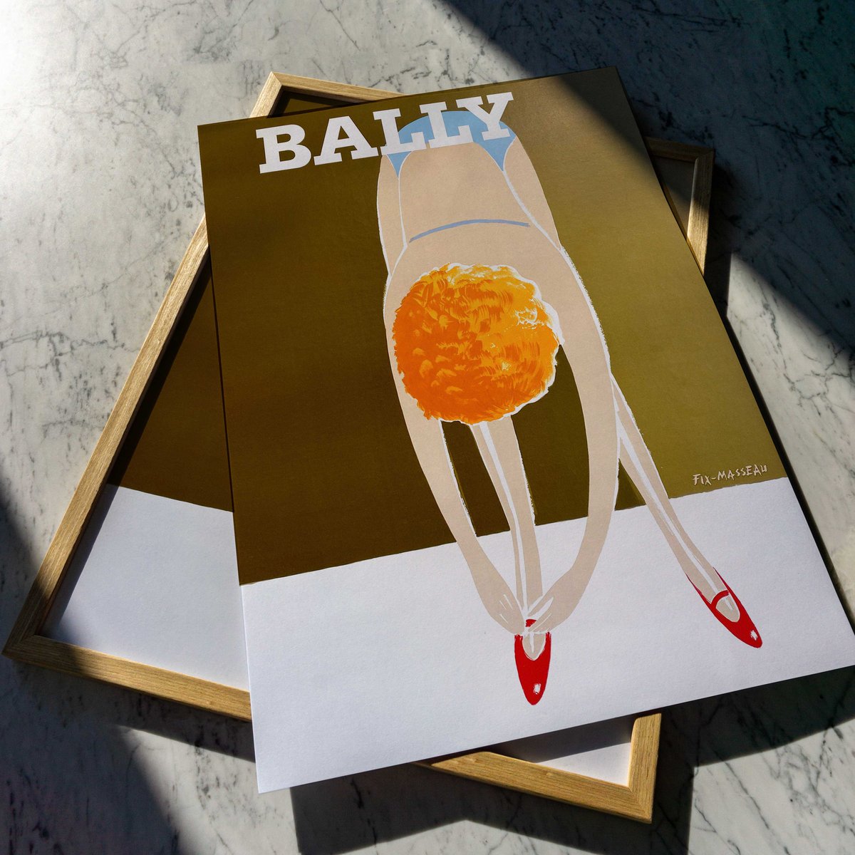 Bally | Fix Masseau | 1980 | Advertising Poster | Vintage Poster ...