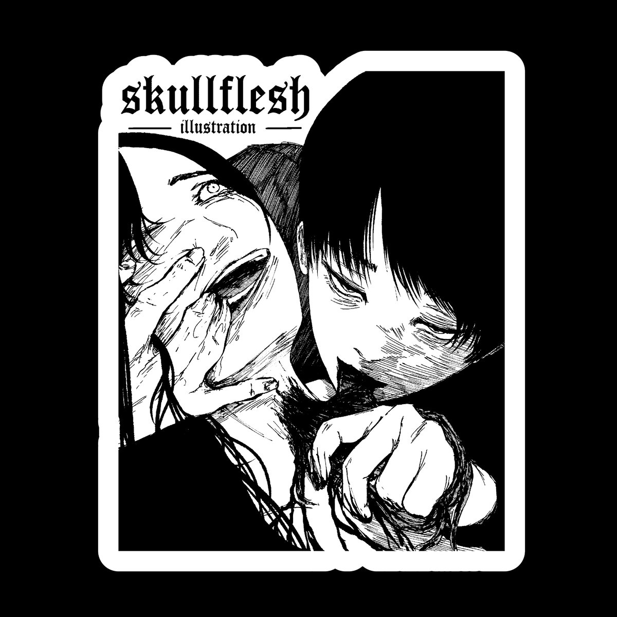 Bite Sticker | skullflesh