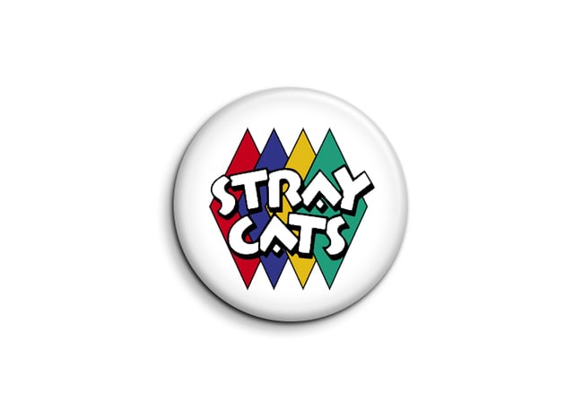 Stray Cats / New York Dolls badges (individual or pack) | naughtydogs