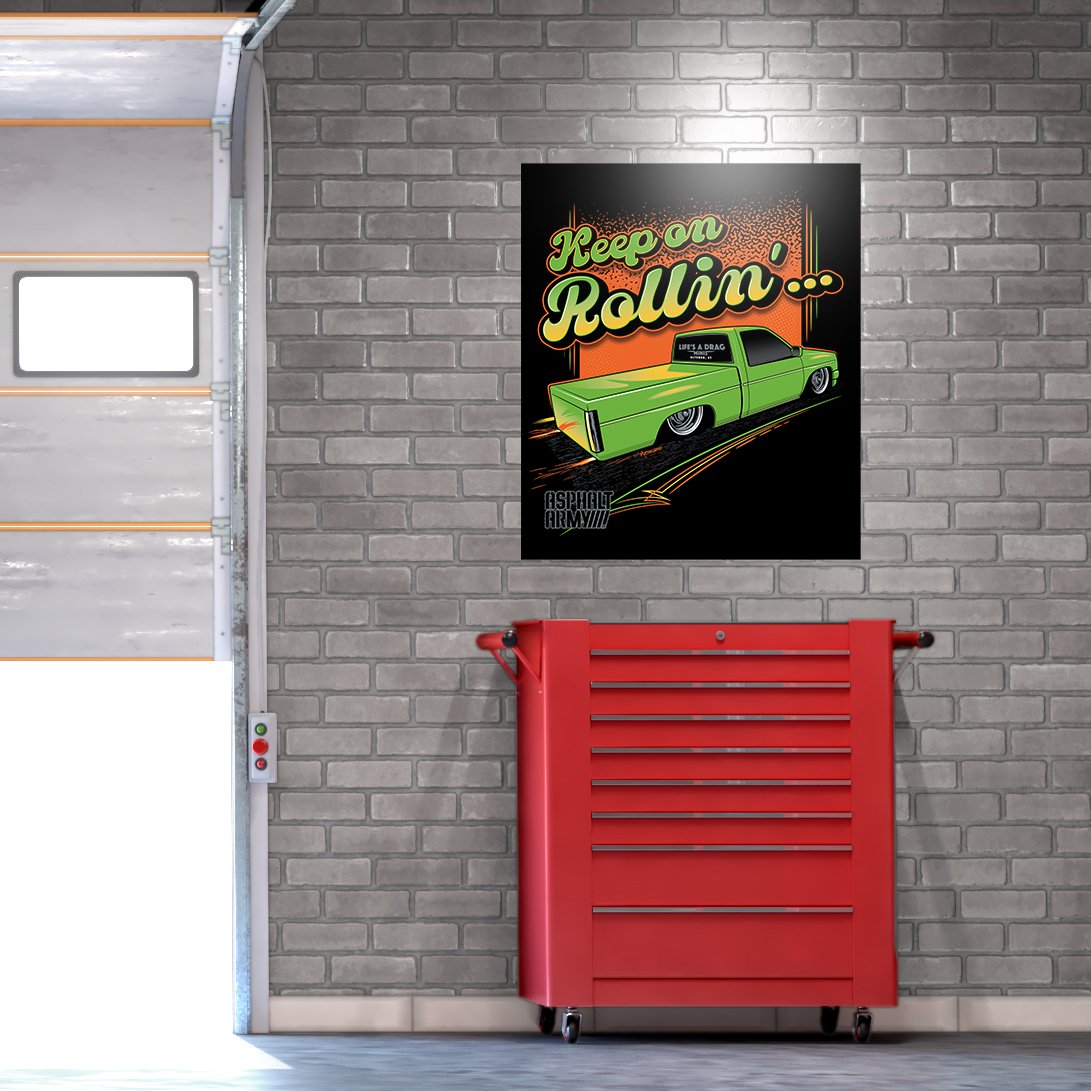 Keep on Rollin... Banner / ASPHALT ARMY