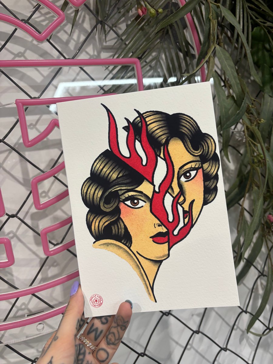 FLAME LADY | MOLLY LOU TATTOO