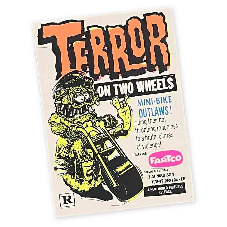 3.6" x 5" Mini Mini-Bike Fartco / Jim Madison Print | Fartco Inc