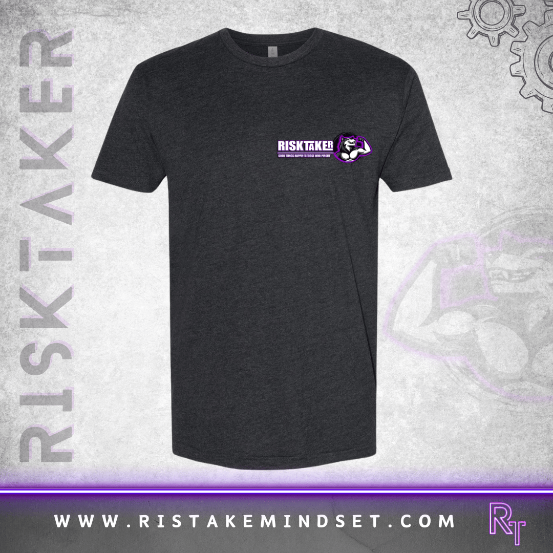 SLIM FIT PRINT TEE | RISK TAKE MINDSET