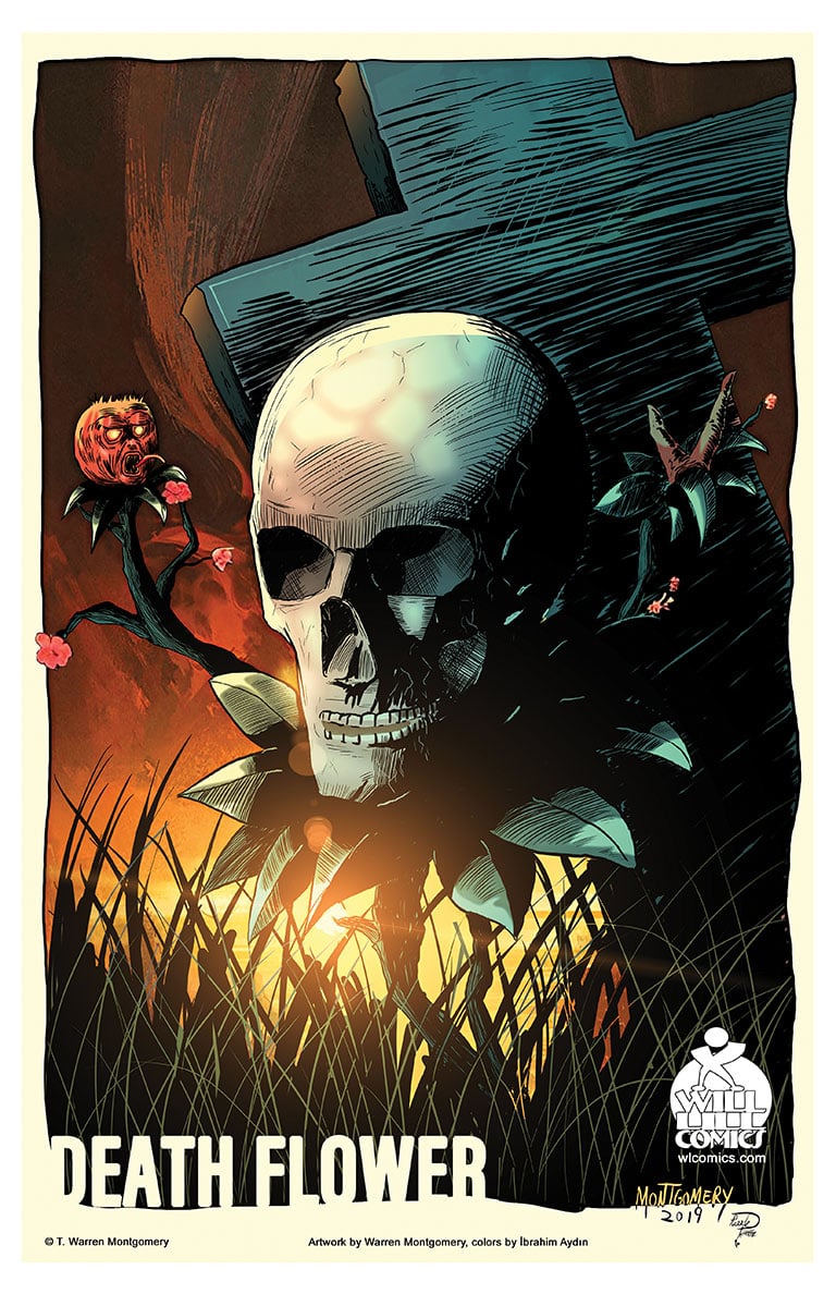 Death Flower 11x17 Print | Will Lill Comics