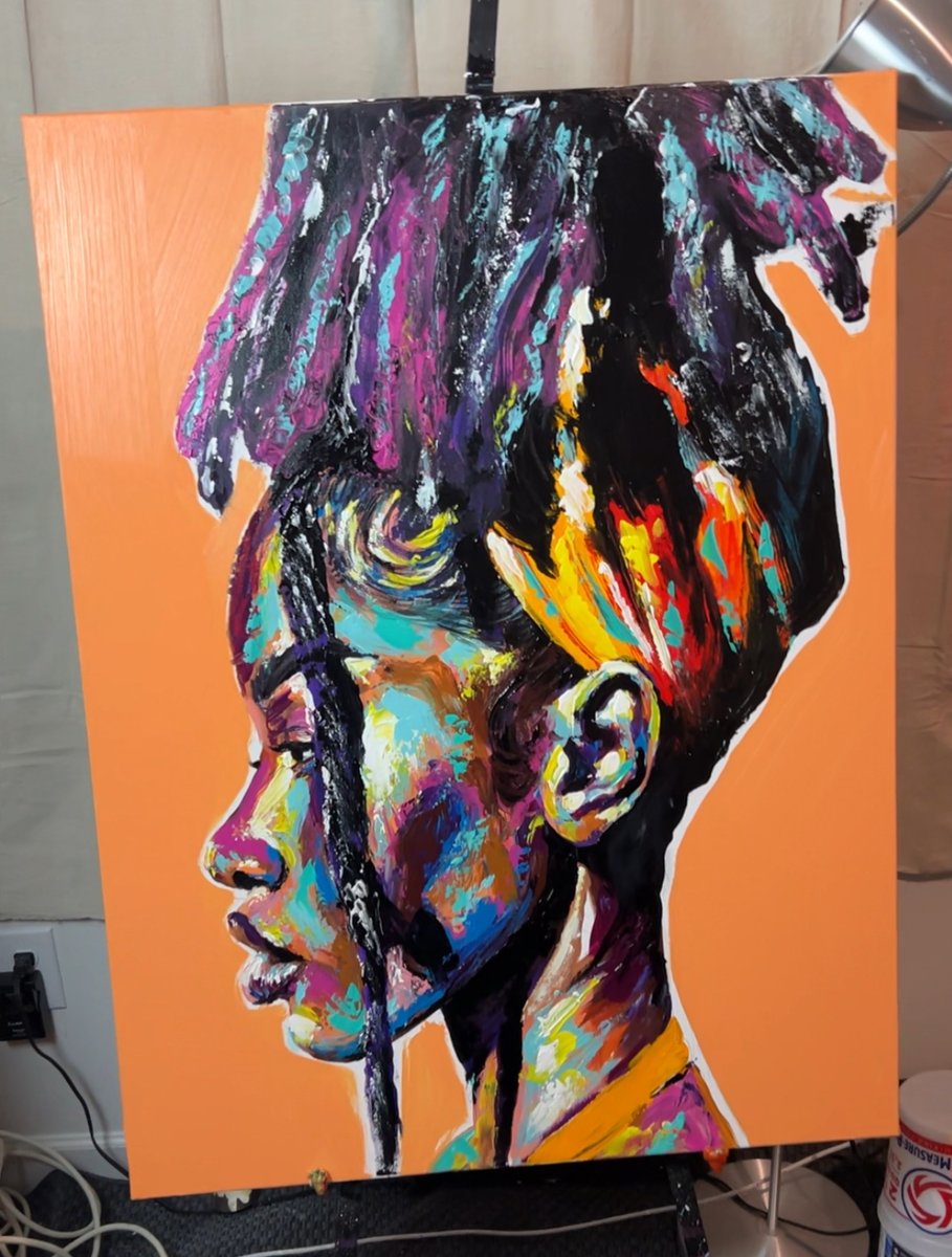 In my thoughts - Canvas Print | DOOGA ART LLC