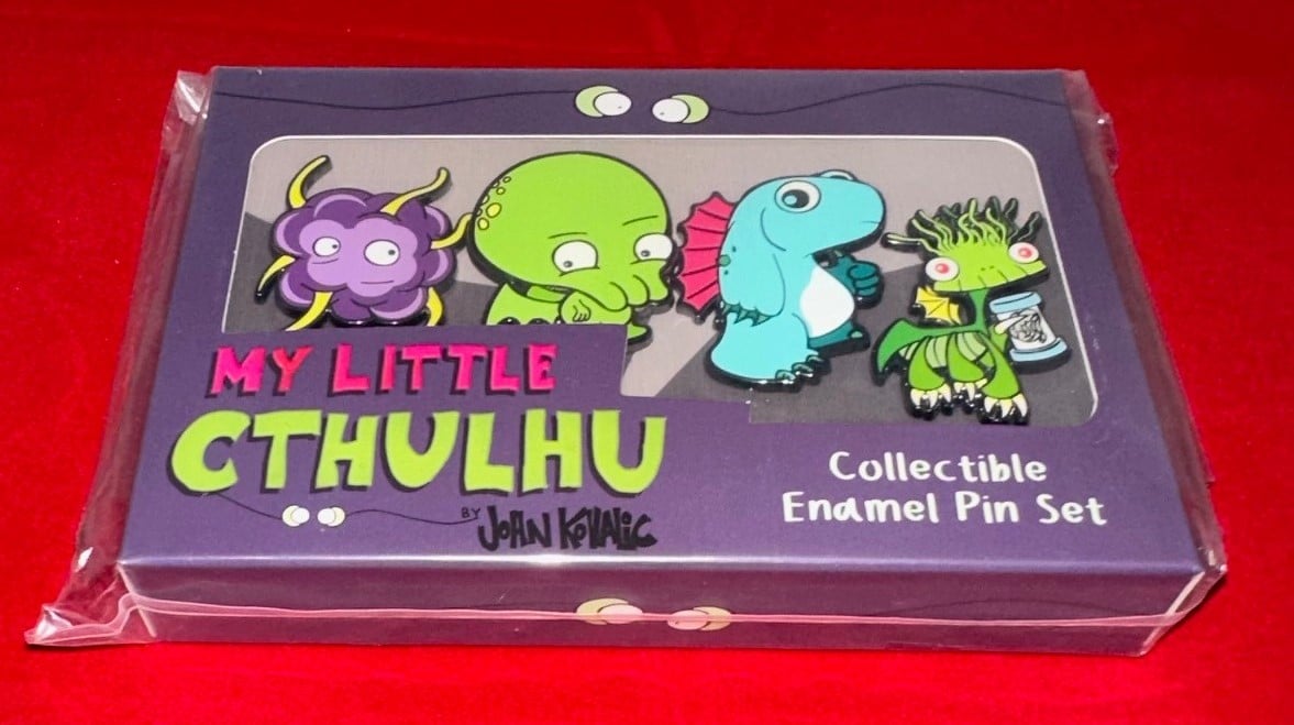 My Little Cthulhu Enamel Pin Set | Dork Storm Press