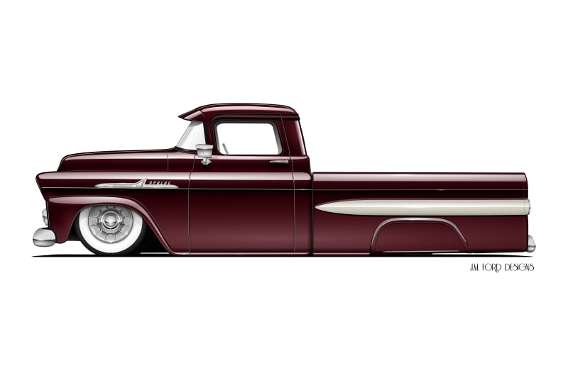 '58 Chevy Apache Custom | J.M. Ford Designs