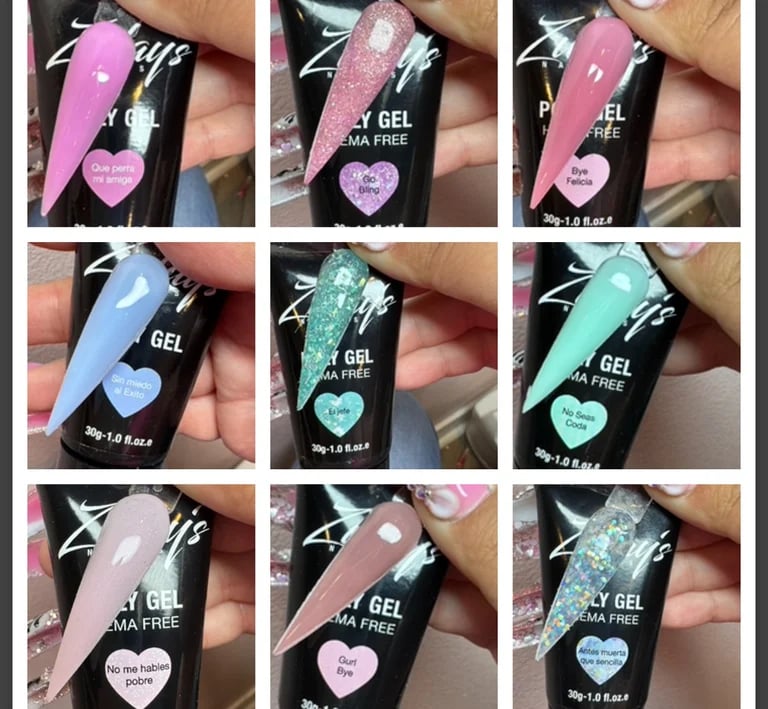 POLY GEL ( Singles) | Zulay's Nails