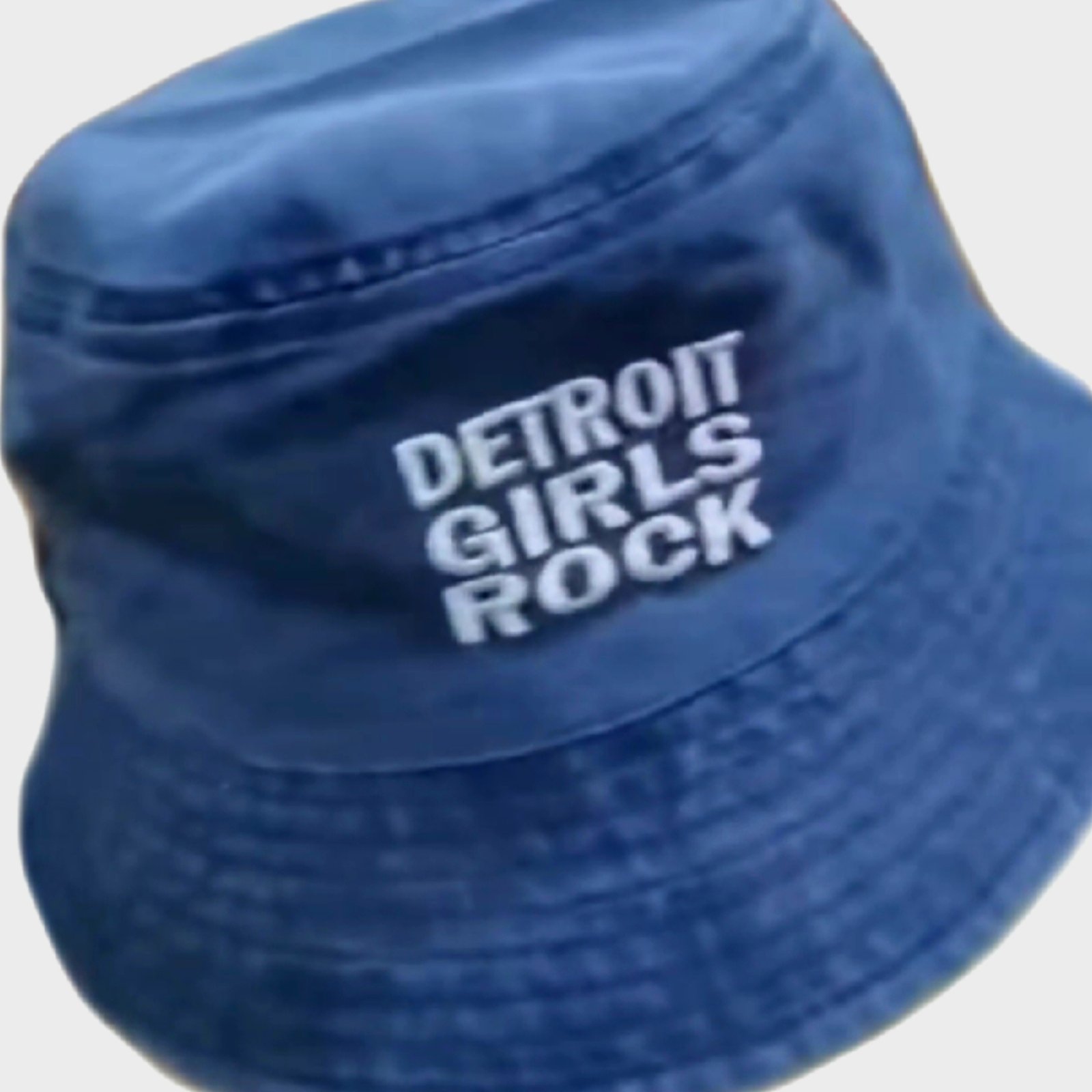 Detroit Girls Rock® — DGR Denim Bucket Hat (Color Selections: Blue & Black)