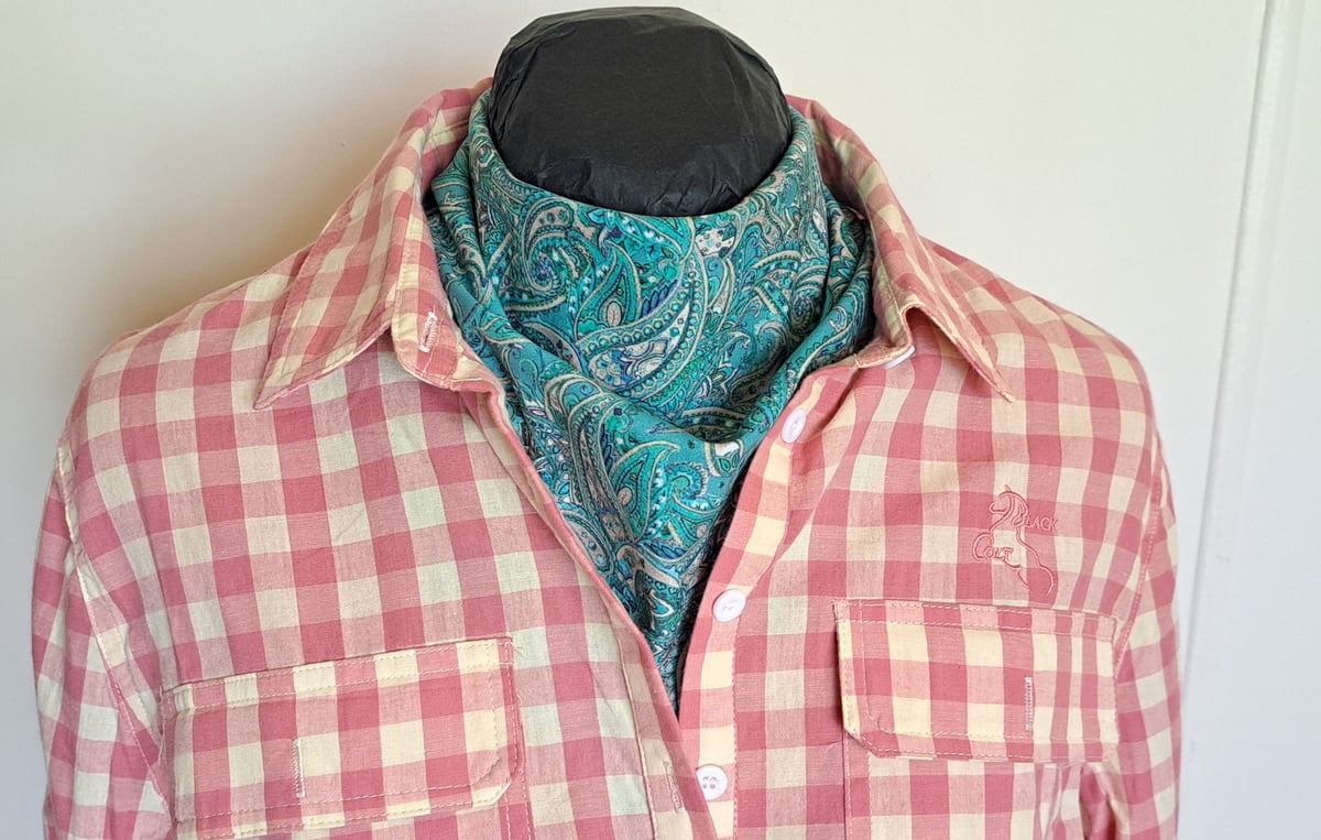 Turquoise Paisley Haze in Ashleigh Design | Rodeo Rage Designs