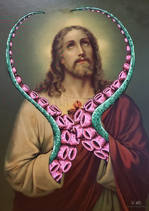 Tentacle Jesus (Gothic) | Fat Ankle