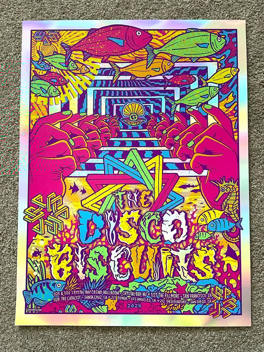 GIGART — The Disco Biscuits Rainbow Foil Variant 2024