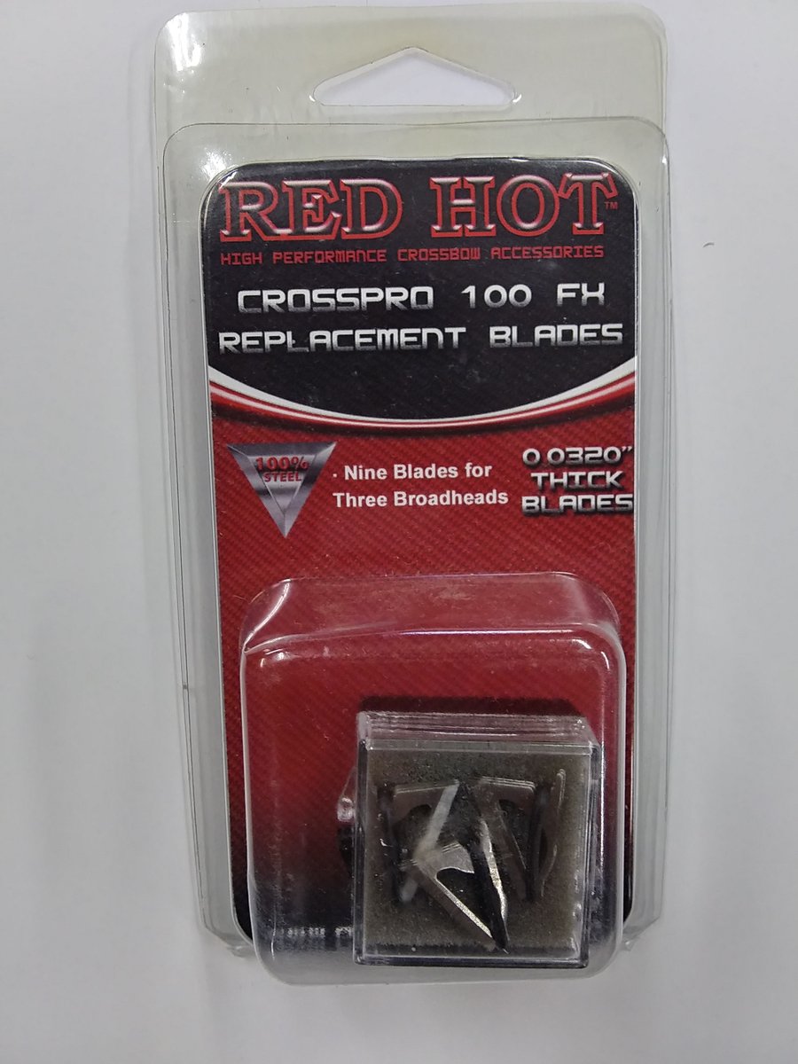 Minton Archery — Parker RED HOT 100 GR Replacement Blades